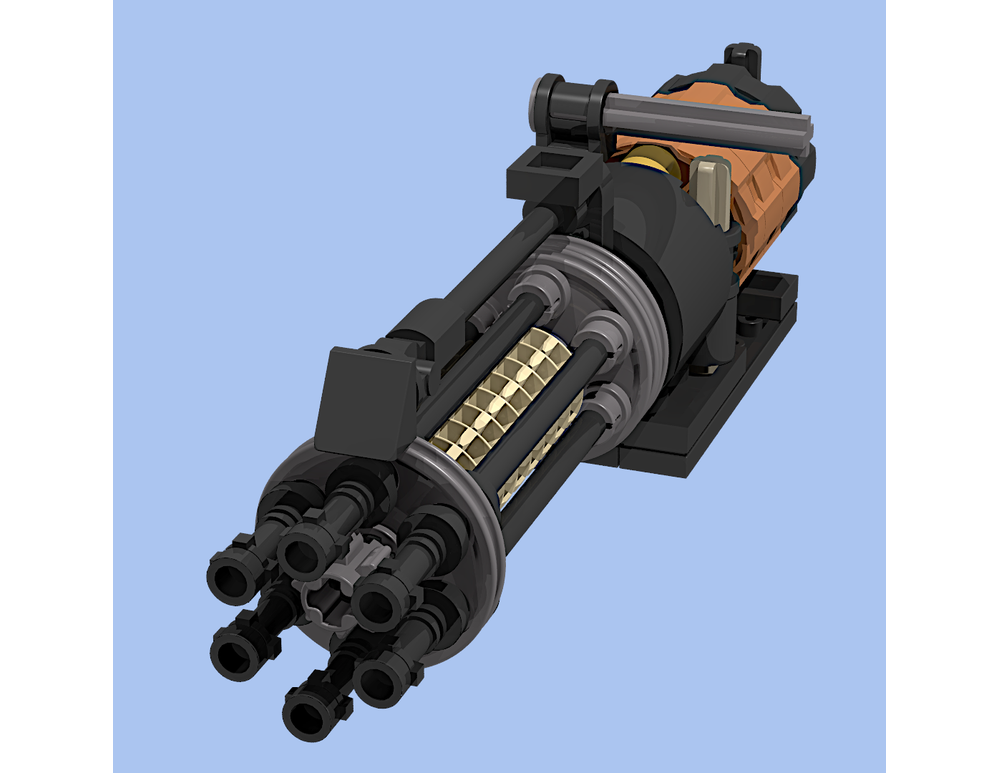LEGO MOC Z6 Rotary Cannon by KennoMonkey | Rebrickable - Build with LEGO