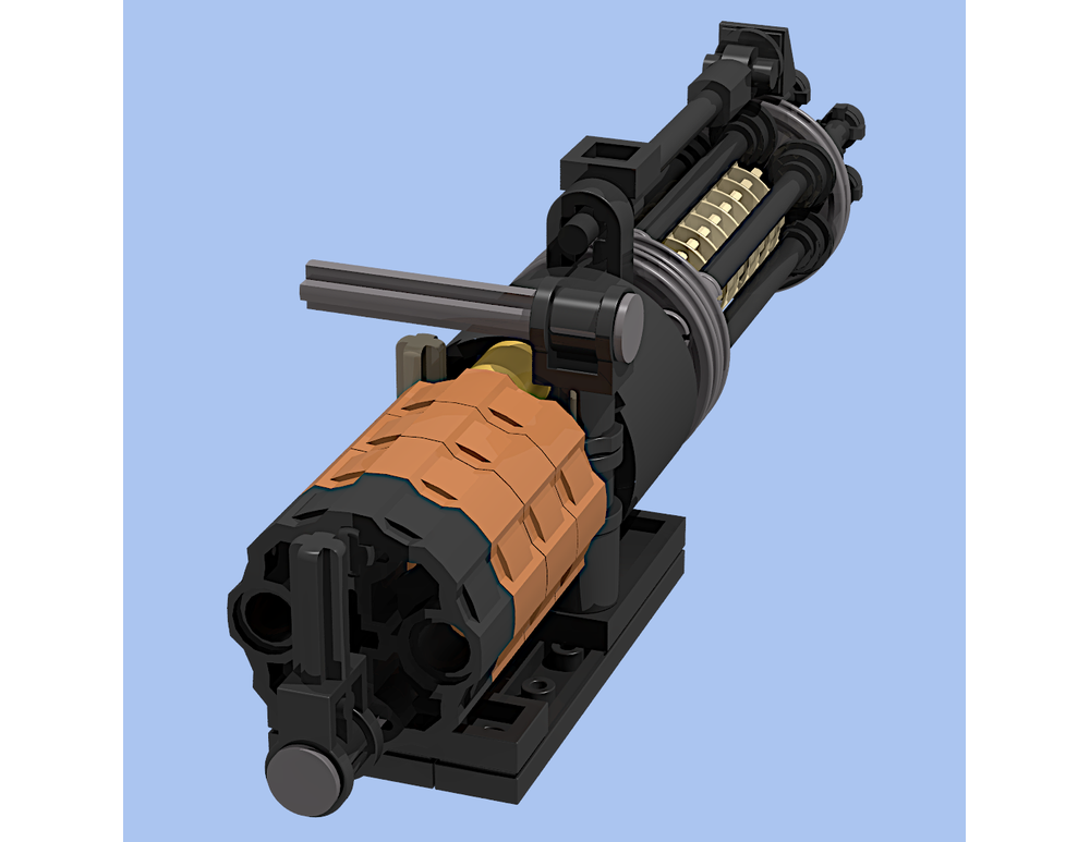 LEGO MOC Z6 Rotary Cannon by KennoMonkey | Rebrickable - Build with LEGO