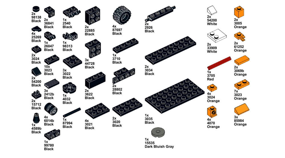 LEGO MOC Mater (Cars) by TrustyBricks | Rebrickable - Build with LEGO