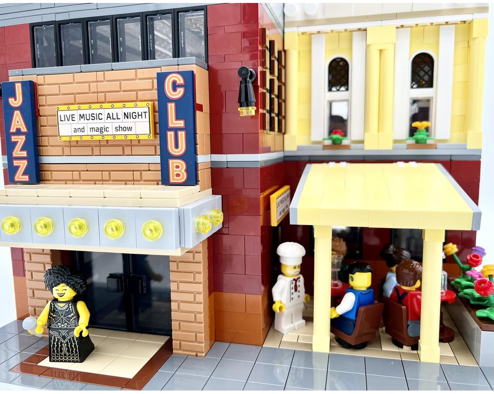 LEGO MOC Jazz Club Café (10312 "Jazz Club" Alternative) LEGO MOC by ...
