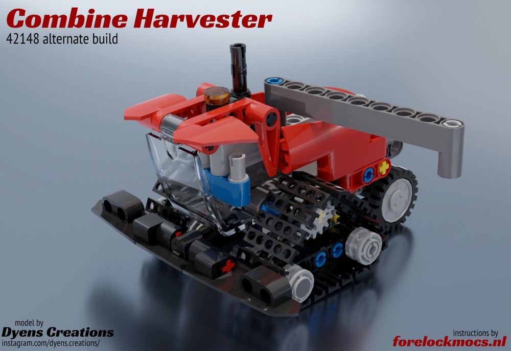 LEGO MOC LEGO 42148 - TRACKED COMBINE HARVESTER by Dyens Creations ...