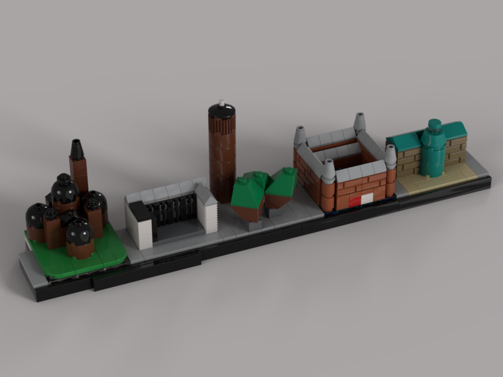 LEGO MOC Helmond Skyline by ByronsBricks | Rebrickable - Build with LEGO