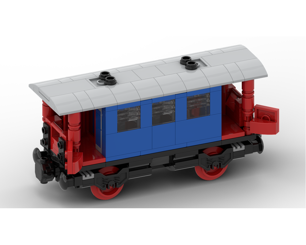 LEGO MOC Re-Imagined 131-1 Passenger Coach by super_cacti | Rebrickable ...