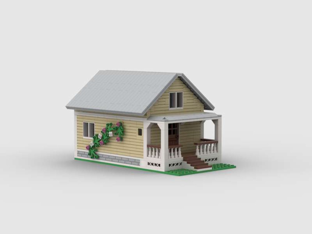 LEGO MOC Modular Country House - V2 by MechaBricked | Rebrickable ...