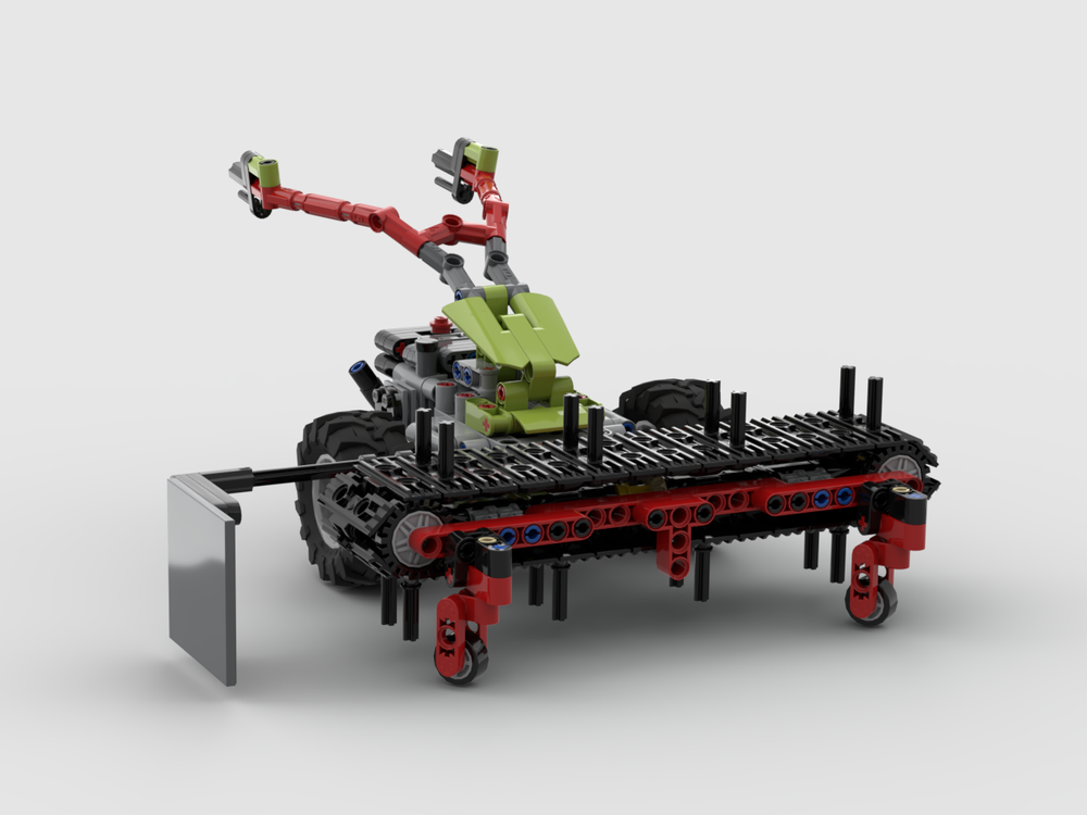 LEGO MOC Band Rake for Single-Axle Tractor by Larsagri | Rebrickable ...