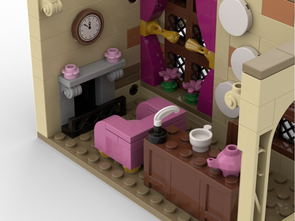 LEGO MOC Hogwarts Umbridge's Office (modular) by Nico2301 | Rebrickable ...