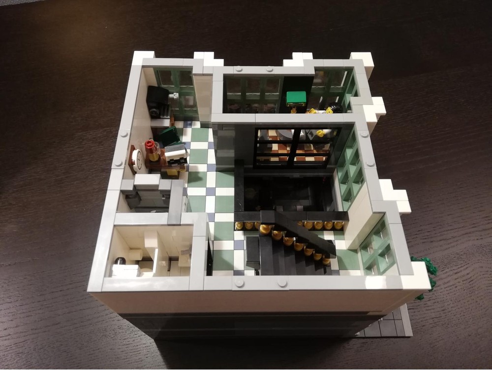 LEGO MOC-140087 The Great Brick Bank (10251) by Steven8D | Rebrickable ...