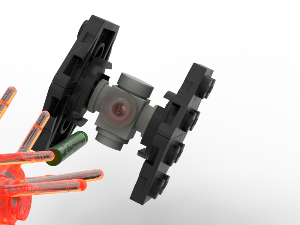 LEGO MOC Micro Tie fighter by 501st productions | Rebrickable - Build with LEGO