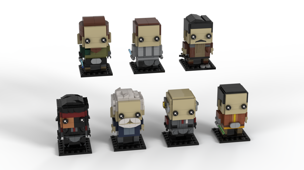 LEGO MOC IH Bricks Brickheadz Bundle by IH Bricks | Rebrickable - Build ...