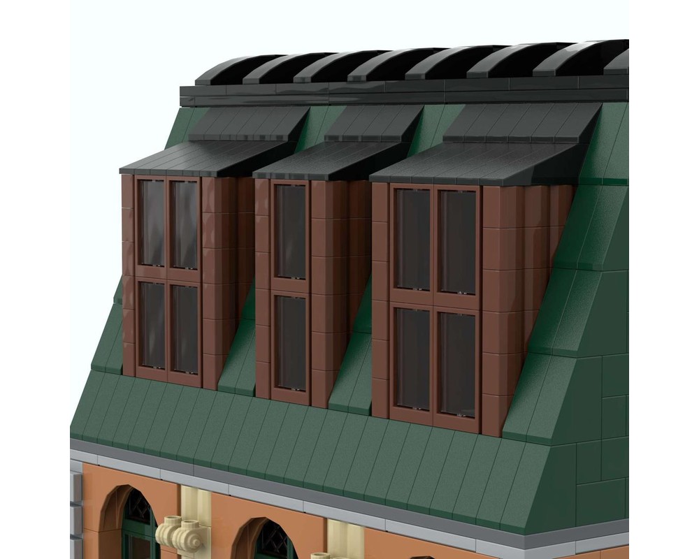 LEGO MOC Corner Modular Building with Rooftop Restaurant by ...