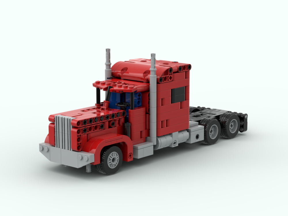 LEGO MOC Manual Micro Peterbilt 389 with Sleeper - 1/35 Scale by ...