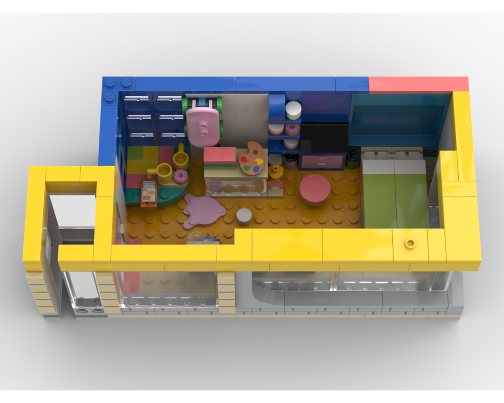 Lego Moc Heartlake Apartments Lianns Apt Floor Compatible With Moc
