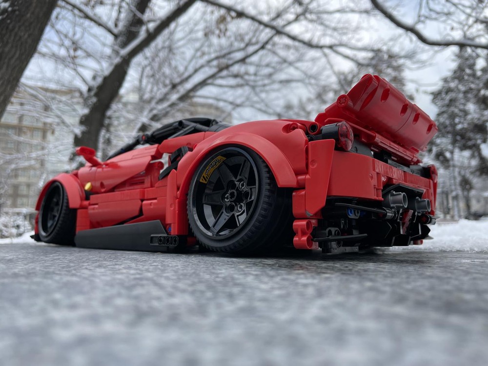 LEGO MOC Ferrari 488 Pista Liberty Walk by SUPER8_LTG | Rebrickable ...
