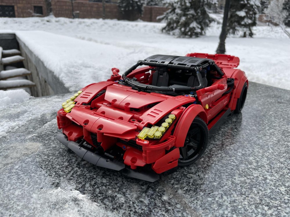 LEGO MOC Ferrari 488 Pista Liberty Walk by SUPER8_LTG | Rebrickable ...