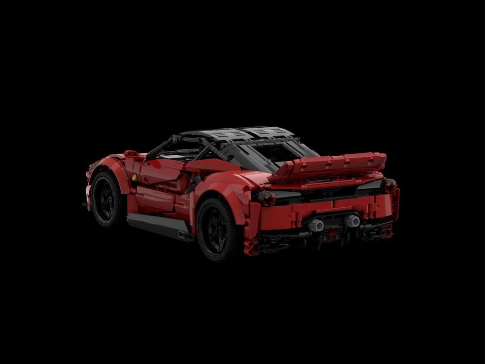 LEGO MOC Ferrari 488 Pista Liberty Walk by SUPER8_LTG | Rebrickable ...