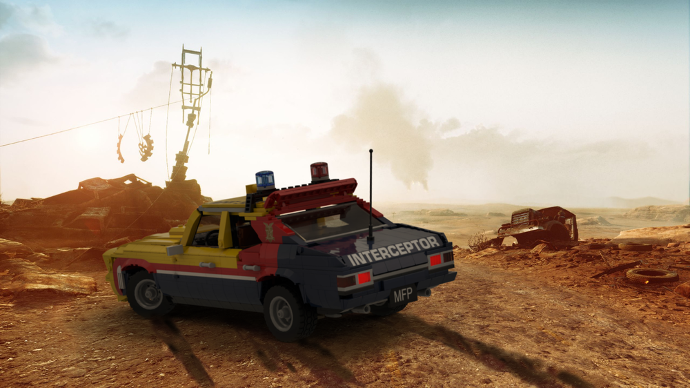 LEGO MOC Mad Max Yellow Interceptor by Mr.Platinum | Rebrickable ...
