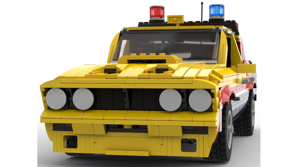 Lego Moc Mad Max Yellow Interceptor By Mrplatinum Rebrickable