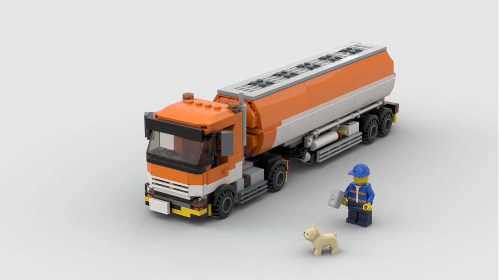 LEGO MOC Idemitsu Tank Truck by doppiopug | Rebrickable - Build with LEGO