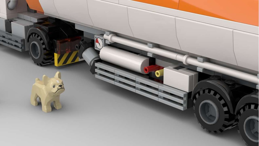 LEGO MOC Idemitsu Tank Truck by doppiopug | Rebrickable - Build with LEGO