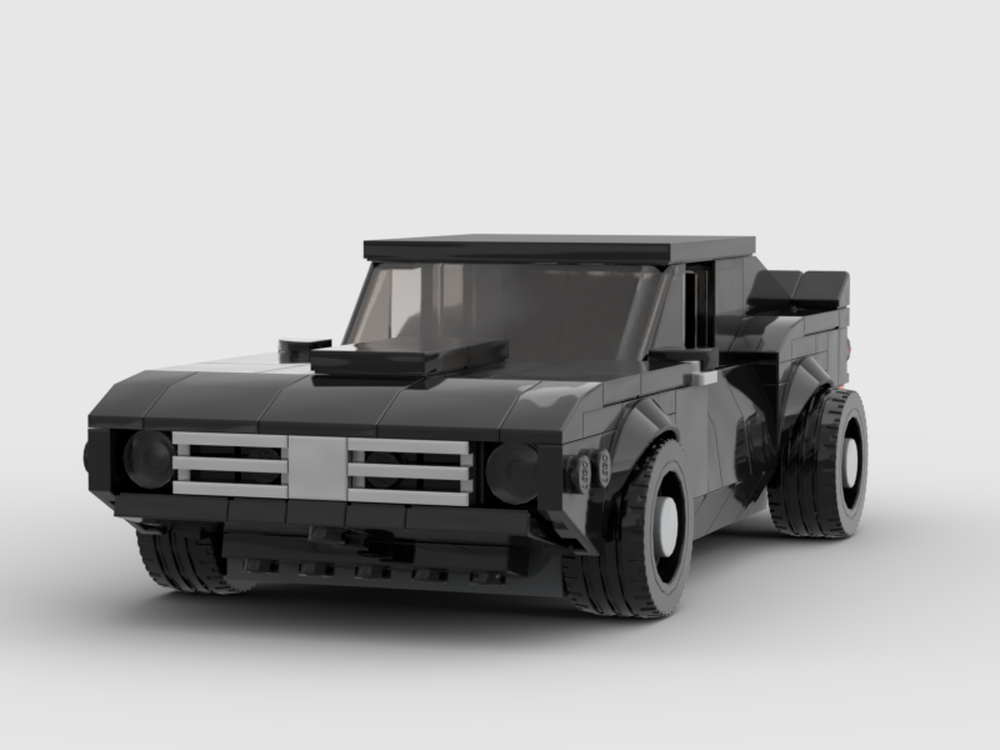 LEGO MOC Old American Muscle Drag Car by potatoboi5 | Rebrickable ...