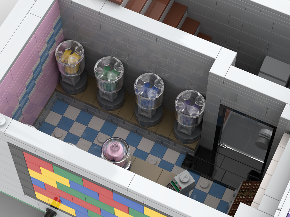 LEGO MOC Candy Shop by Turtle Time Bricks | Rebrickable - Build with LEGO