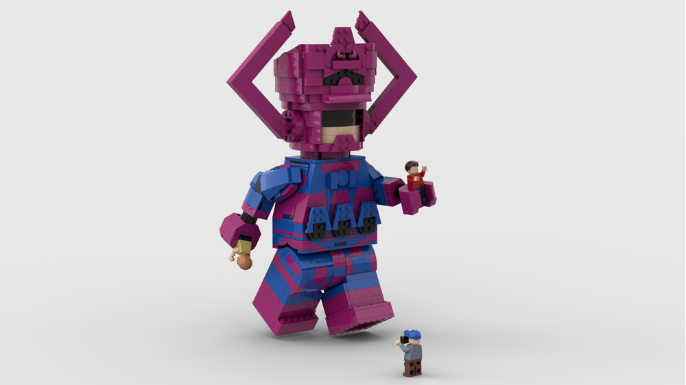 Lego Moc Minifig Scale Galactus By Bigjudge Rebrickable Build With Lego