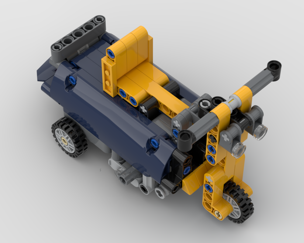 Lego Moc Ice Cream Scooter 42147 Alternative By Erikgs Rebrickable