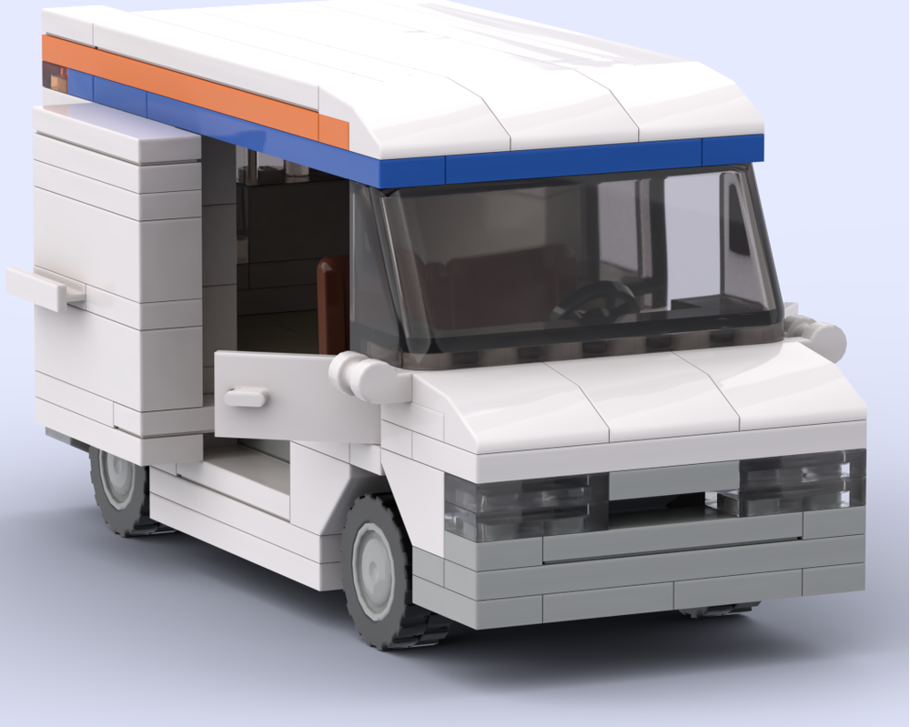 LEGO MOC Delivery Van by stasm3ga | Rebrickable - Build with LEGO