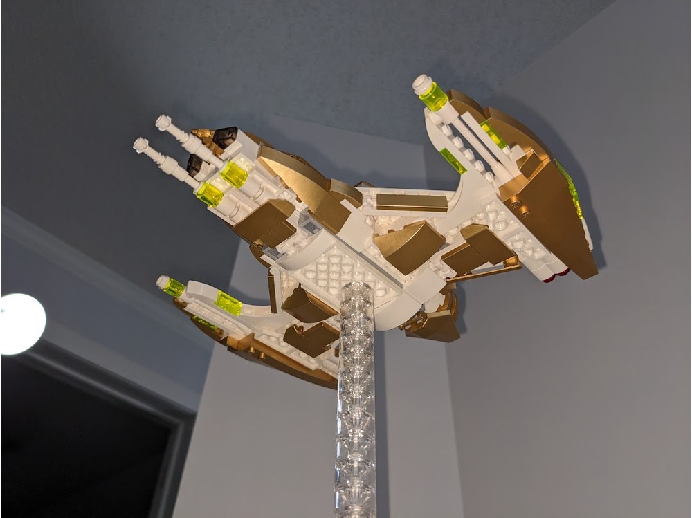 Lego Moc Golden Guardian By Dethark75 Rebrickable Build With Lego