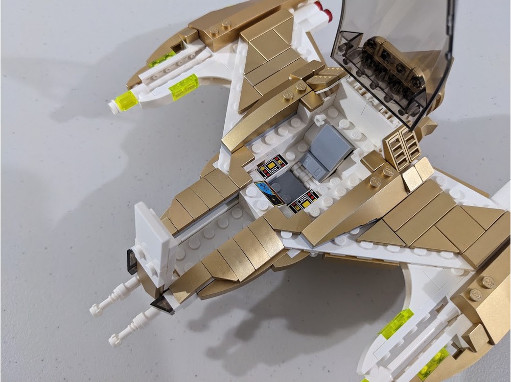 Lego Moc Golden Guardian By Dethark75 Rebrickable Build With Lego