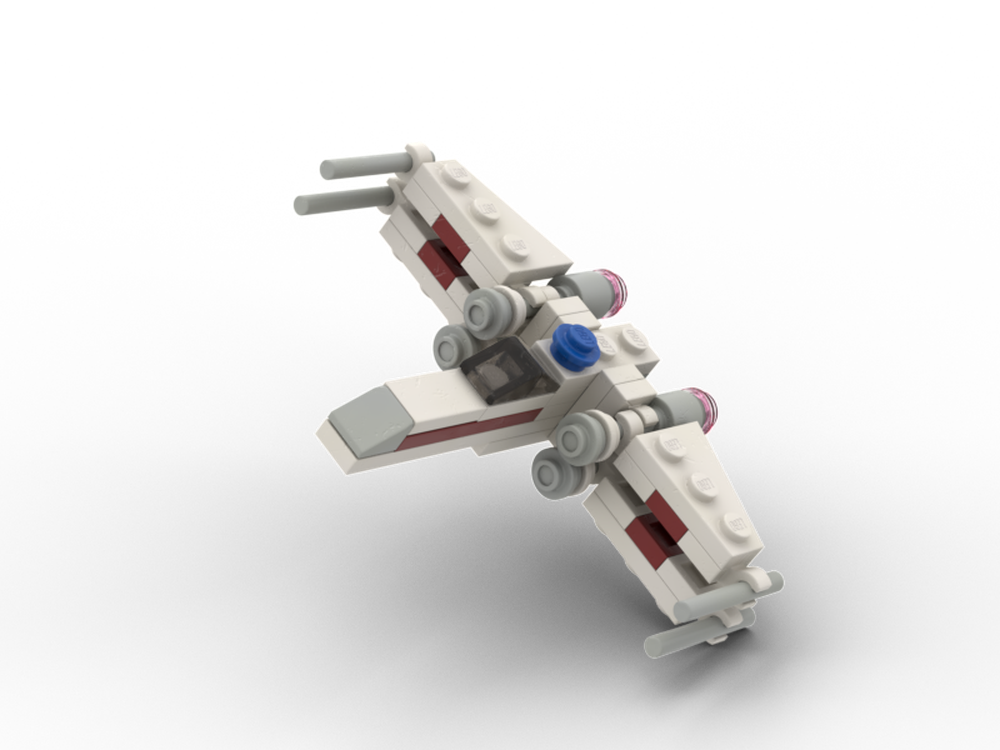 LEGO MOC Micro X-Wing by 501st productions | Rebrickable - Build with LEGO