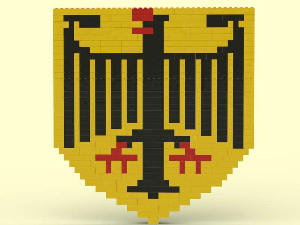 LEGO MOC Schild Deutscher Adler by Christoph Eckhardt | Rebrickable ...