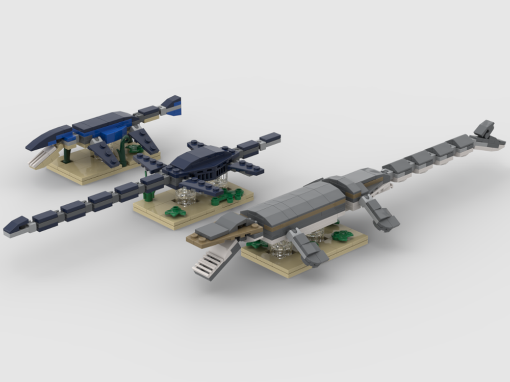 LEGO MOC Prehistoric Marine Reptiles by builditmac | Rebrickable ...