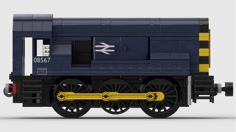 Lego Moc British Rail Class 08 7w By Jg Locomotive Works