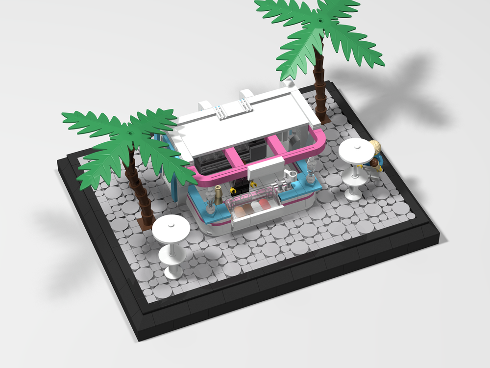 Lego Moc Ice Cream Shop By The Undo Rebrickable Build With Lego