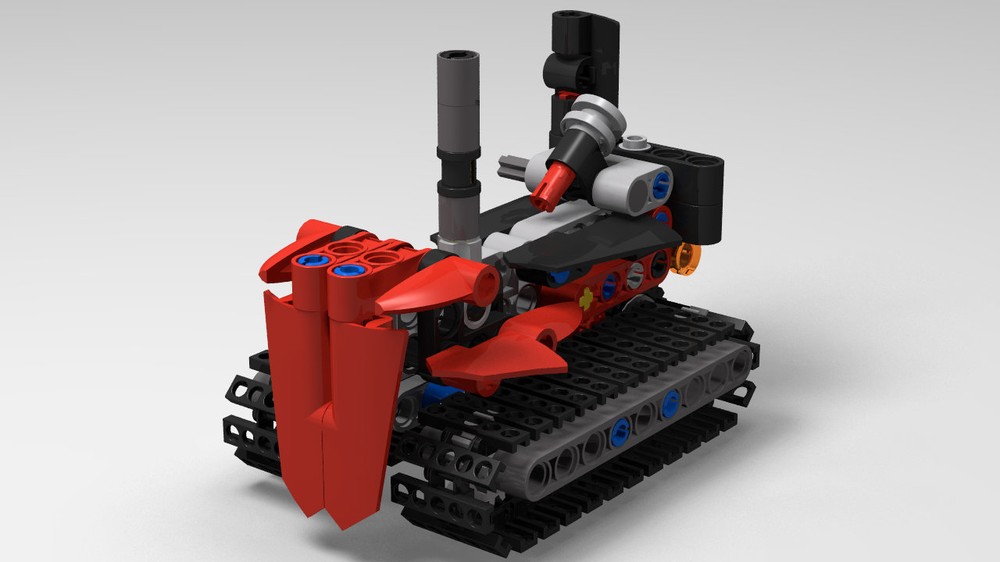LEGO MOC Tractor with tracks by Jack the bricker | Rebrickable - Build ...