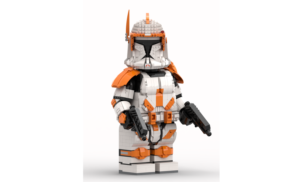 LEGO MOC Commander Cody Phase 1 Megafigure (fits official helmet) by ...
