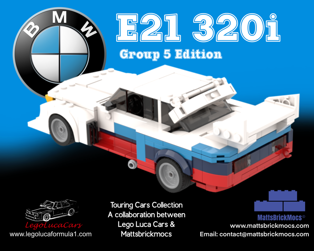 LEGO MOC BMW E21 380i Group 5 Race Car by Mattsbrickmocs | Rebrickable ...