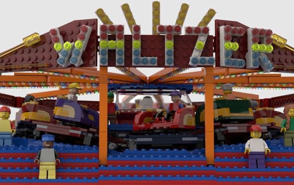 LEGO MOC Fairground Waltzer by Gdale | Rebrickable - Build with LEGO