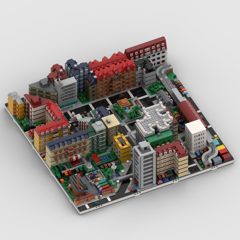 LEGO MOC Micropolis Collection 1: 16 nice fitting modules by Leo G ...