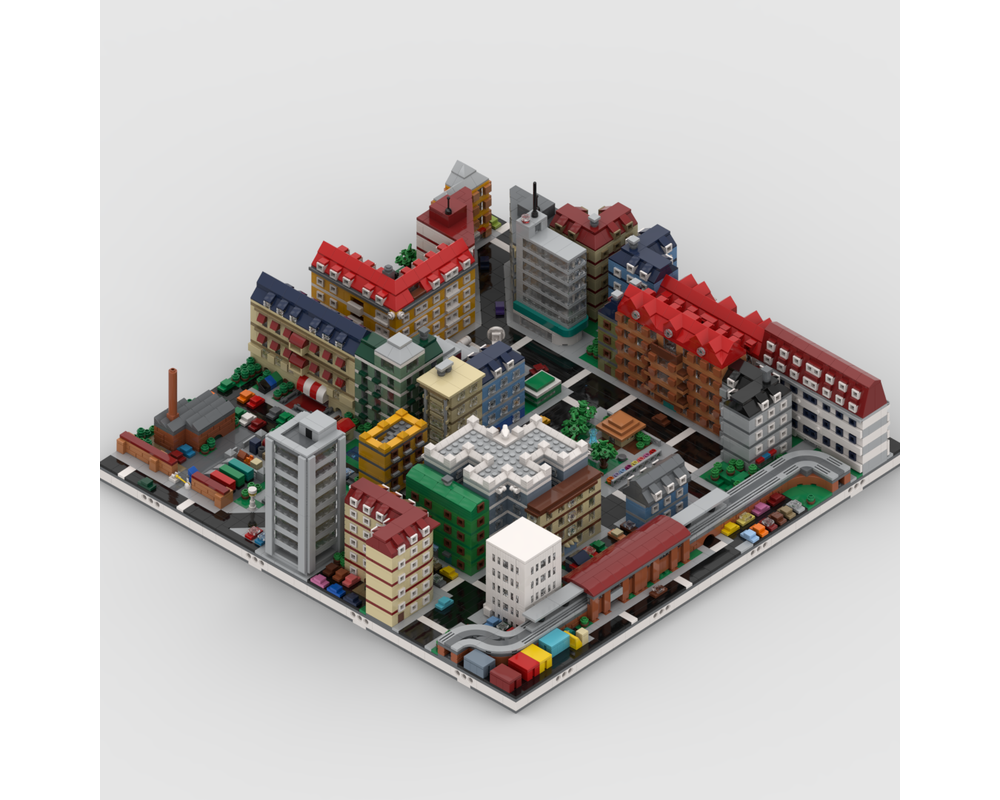 LEGO MOC Micropolis Collection 1: 16 nice fitting modules by Leo G ...