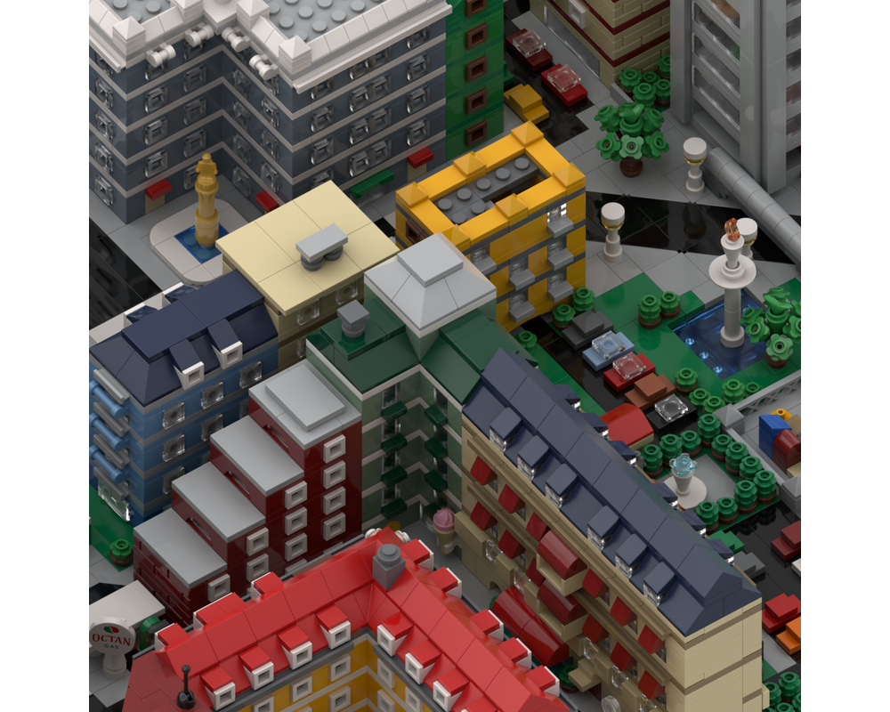 LEGO MOC Micropolis Collection 1: 16 nice fitting modules by Leo G ...