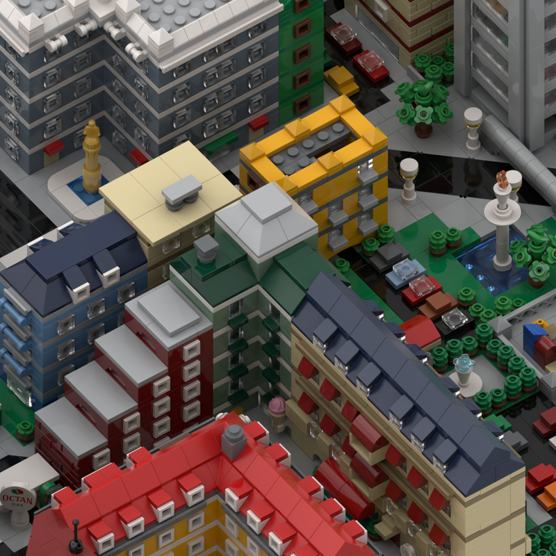 LEGO MOC Micropolis Collection 1: 16 nice fitting modules by Leo G ...