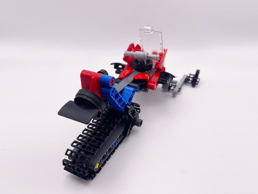 Lego Moc 42148 Snowmobile By Mirrorbricks Rebrickable Build With Lego