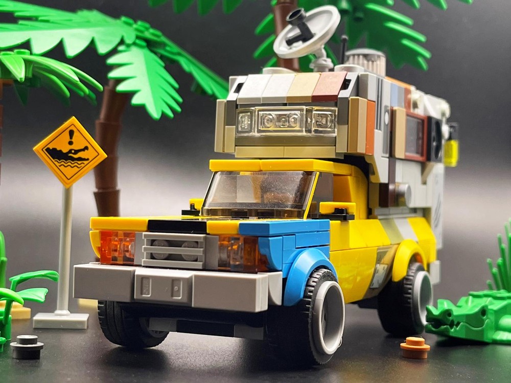 Lego Moc Florida Mans El Camino And Overhead Camper By Ibrickeditup