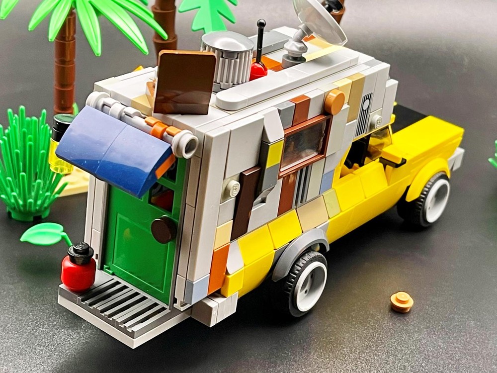 Lego Moc Florida Mans El Camino And Overhead Camper By Ibrickeditup