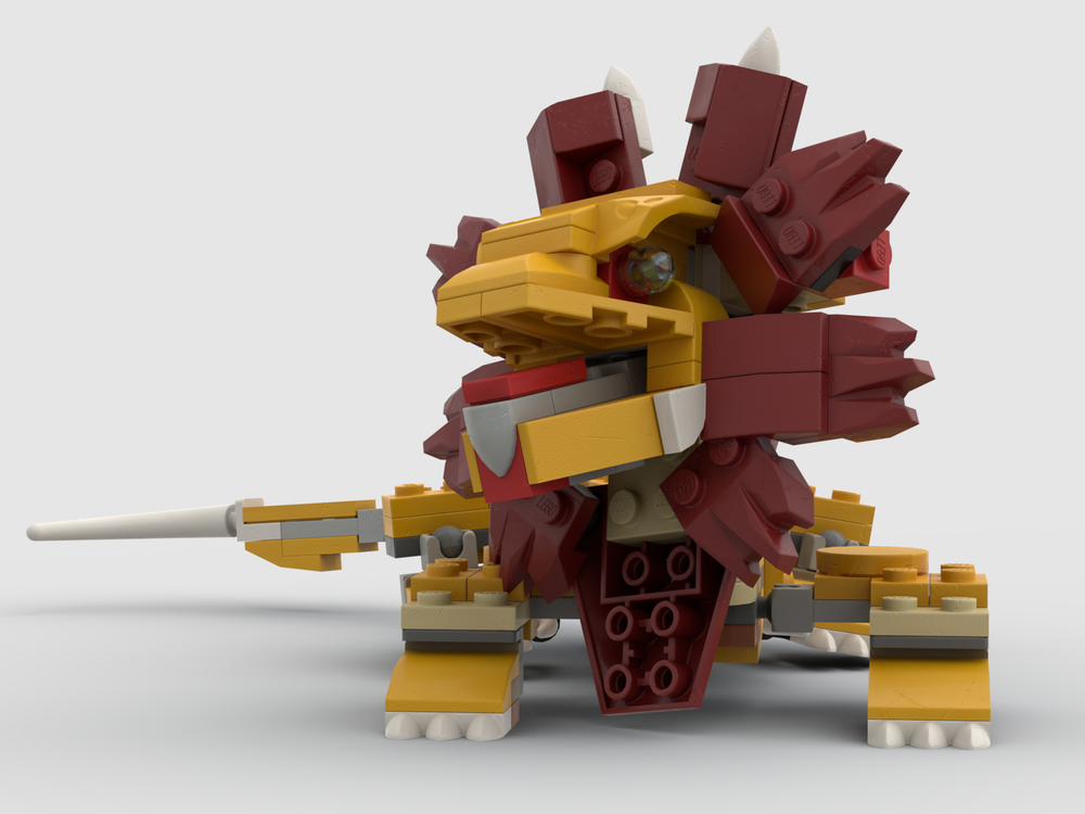 Lego Moc 31112 Frilled Lizard By Lifepath Rebrickable Build With Lego