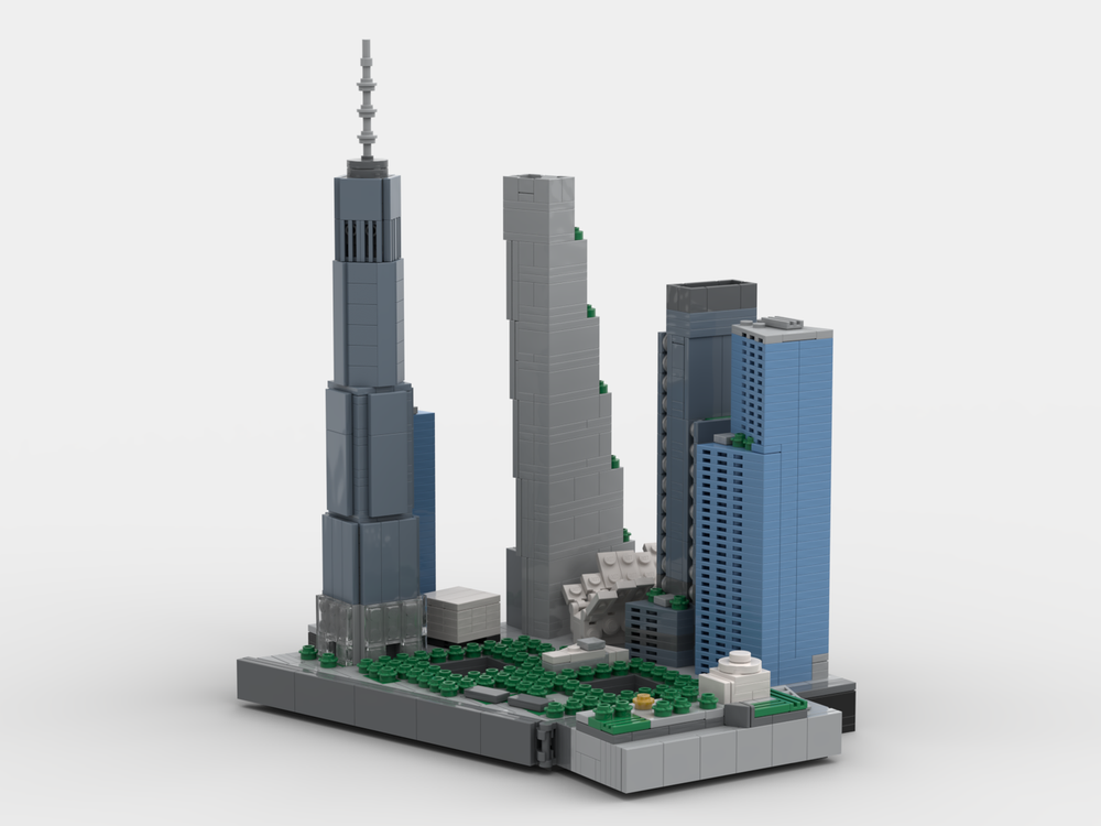 LEGO MOC-140443 2 World Trade Center (2015) by Taters | Rebrickable ...