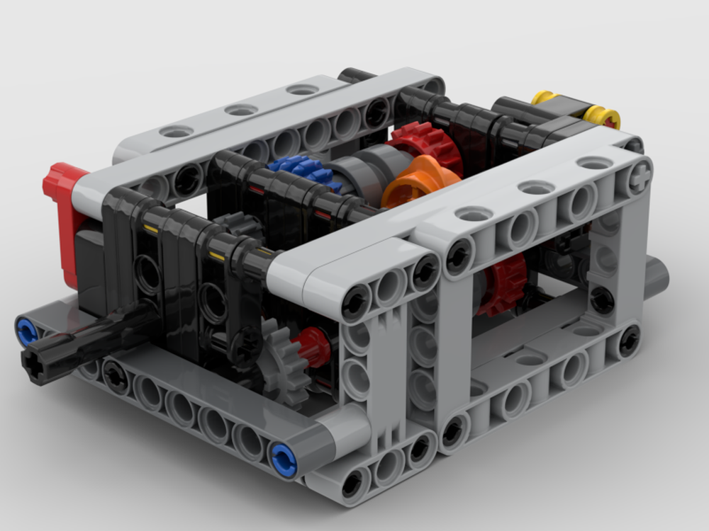 LEGO MOC Heavy Duty 4 Speed Sequential Gearbox V2 by thatbrickguy ...