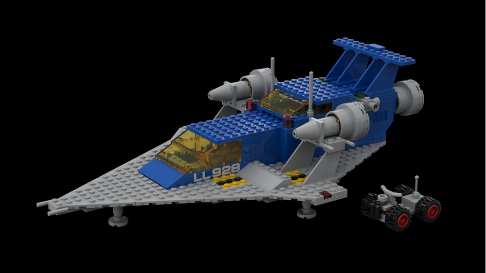 Lego Moc Classic Space Reimagined Galaxy Explorer Ll928 By Watsonlego